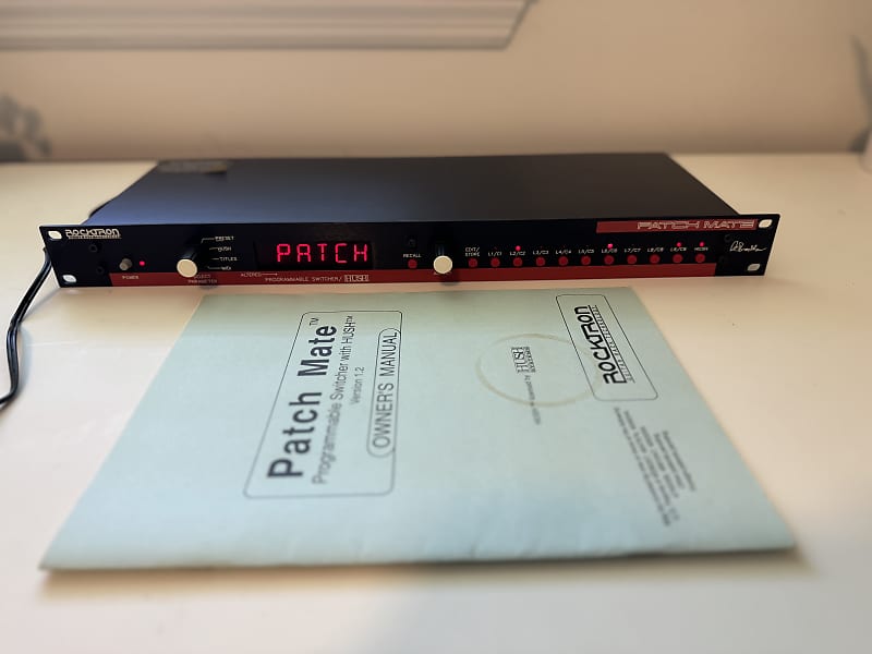 Rocktron Patch Mate Programmable Switcher with HUSH Studio | Reverb