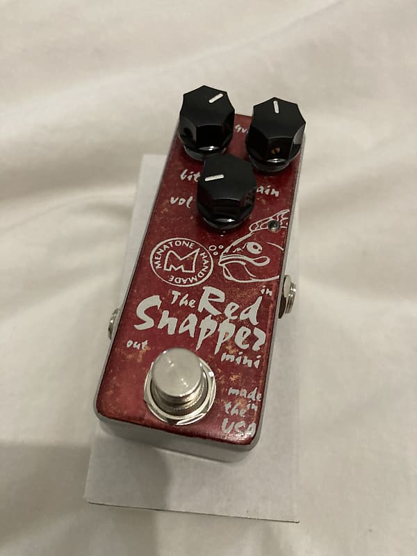 Menatone Red snapper mini guitar pedal overdrive | Reverb