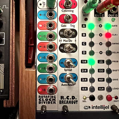 4MS Rotating Clock Divider and RCD Breakout - Silver | Reverb