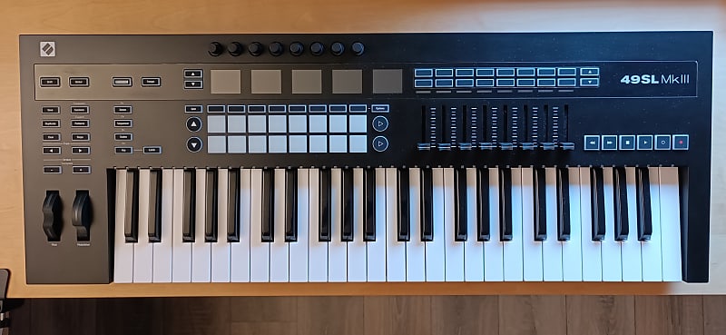 Novation 49SL MkIII MIDI and CV Keyboard Controller. Boxed in | Reverb