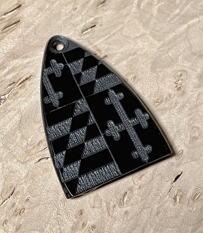 Forbidden Engravings PRS Truss Rod Cover - Maryland Flag | Reverb UK