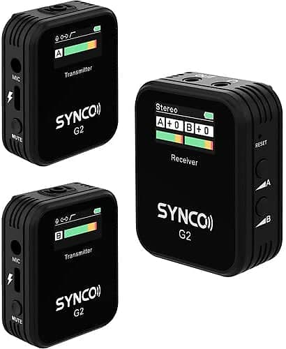 Synco WAir-G2-A2 Ultracompact 2-Person Digital Wireless | Reverb