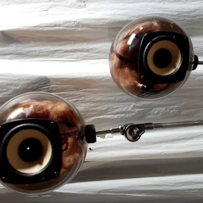 FULL RANGE STEREO SPEAKERS SPHERICAL ENCLOSURES AND TRIPODS | Reverb