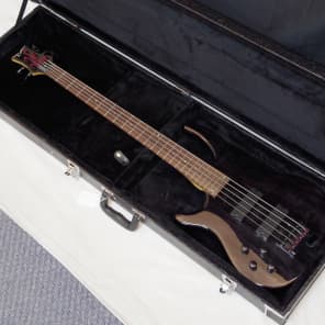 DEAN Edge 5 LEFTY 5-string BASS guitar NEW Trans Black - | Reverb