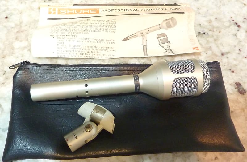 Shure Vintage SM54 Dynamic Cardioid Microphone with Soft Case | Reverb