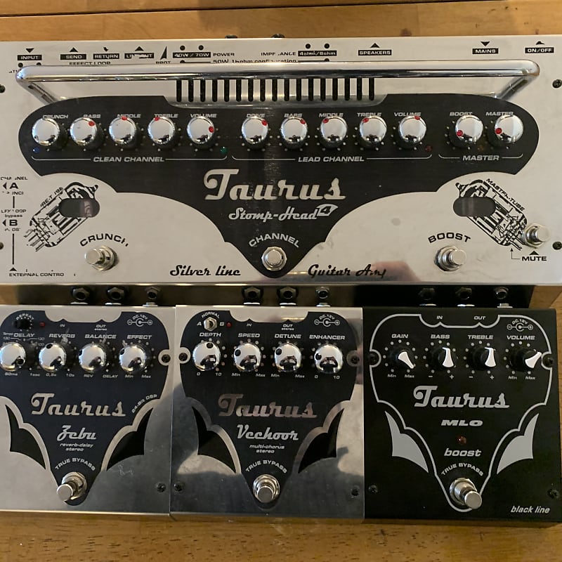 Taurus Stomp-Head 4 SL -reverb/delay chorus boost | Reverb