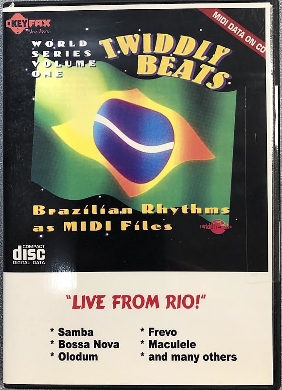 Keyfax Twiddly Beats Brazilian Rhythms as Midi Files - Live | Reverb