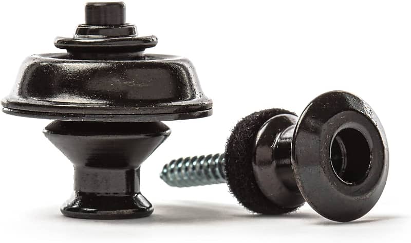 Straplok Dual Design Strap Retainer System, Black | Reverb