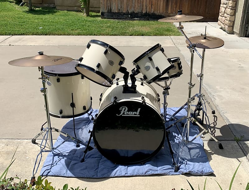 Last Chance OBO: Pearl Soundcheck Drum Set with Cymbals and | Reverb
