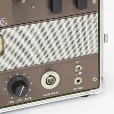 1964 Ampex Model 602 Burgundy Leatherette Portable Analog | Reverb