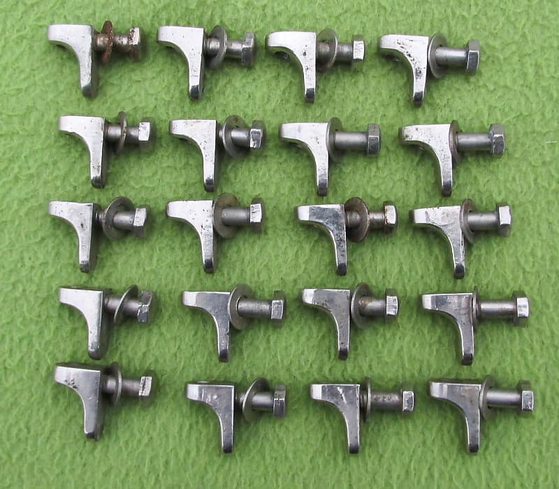 Vintage Banjo Hook Brackets-SET OF 20-Prewar Banjo Shoes Lugs | Reverb