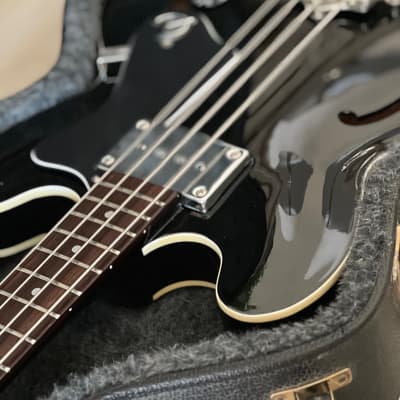 Epiphone Rivoli Bass Guitar 1994 - Ebony 30 Year old MINT! | Reverb