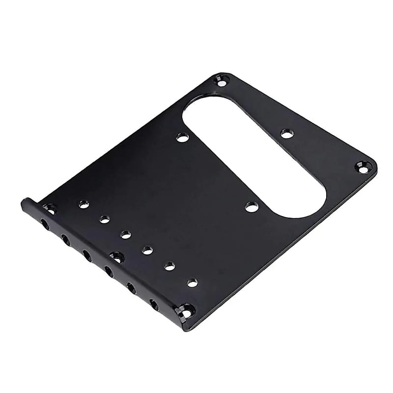 Black Tele Style Guitar Ashtray Bridge Base Plate | Reverb