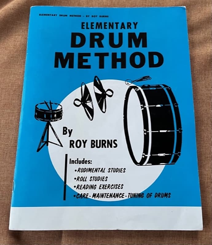 Roy Burns Vintage Elementary Drum Methods Book by Roy Burns | Reverb