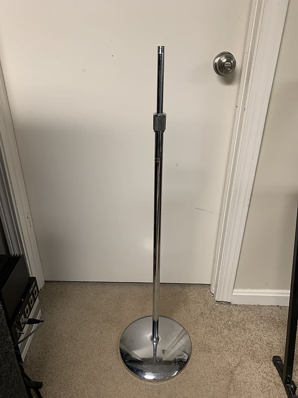 Pair (2) of Atlas Sound ALL CHROME Mic Stands - Vintage - | Reverb