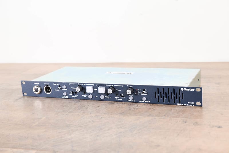 Clear-Com MS-702 2-Channel Intercom Headset Main Station | Reverb