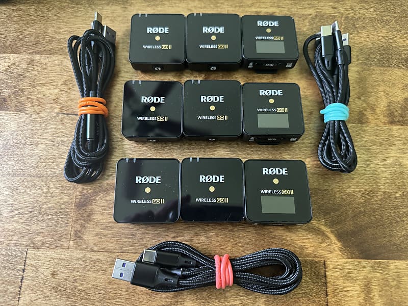 3 sets - RODE Wireless GO II Dual Compact Microphone System | Reverb