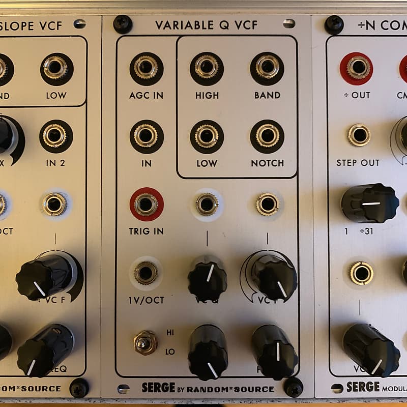 Random*Source Serge Variable Q VCF Pingable Filter | Reverb