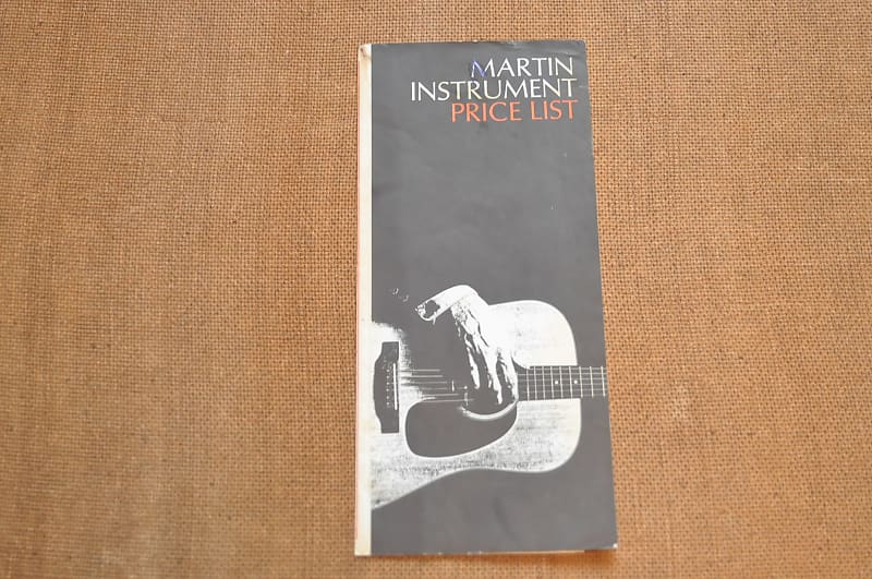 Martin guitars vintage catalog booklet brochure 1973 | Reverb
