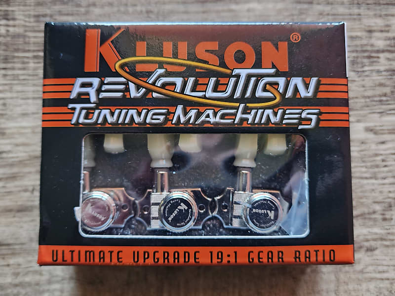 Kluson Revolution 3X3 Locking Tuners, Keystone Buttons - | Reverb
