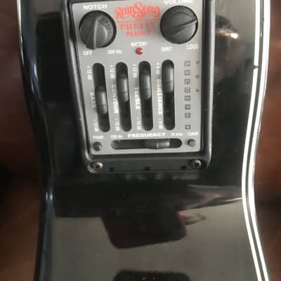 RainSong A WS-1000 Carbon Fiber black acoustic electric | Reverb