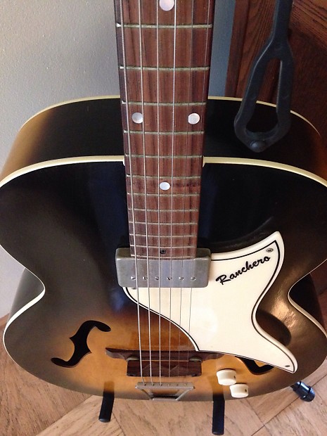 Supro Ranchero Archtop 1959-60 Sunburst Guitar | Reverb