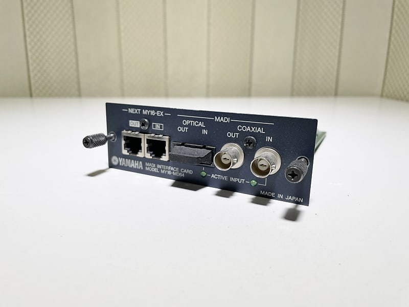 Yamaha MY16-MD64 MADI Interface Card | Reverb