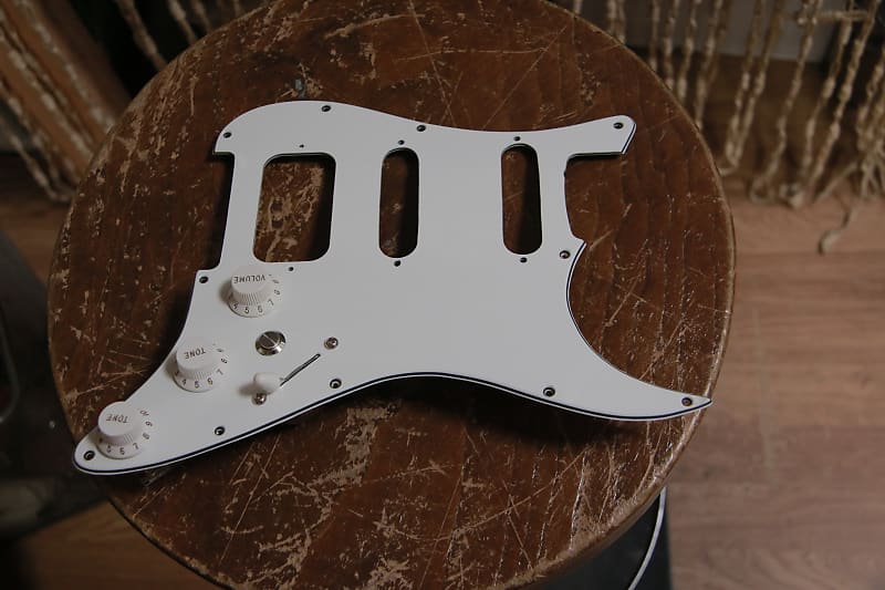 Fender pot knobs and pickguard | Reverb