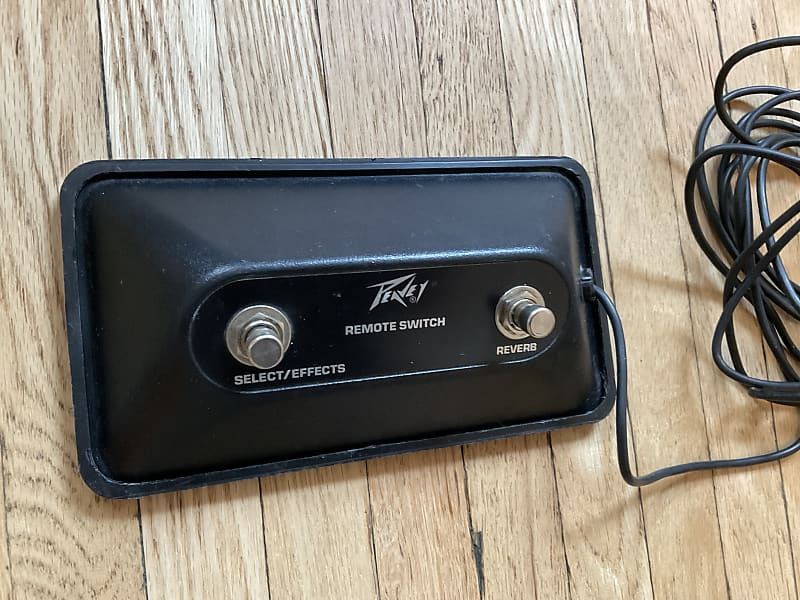 Peavey Peavey Footswitch - 2 Button Select / Reverb, 1980's | Reverb