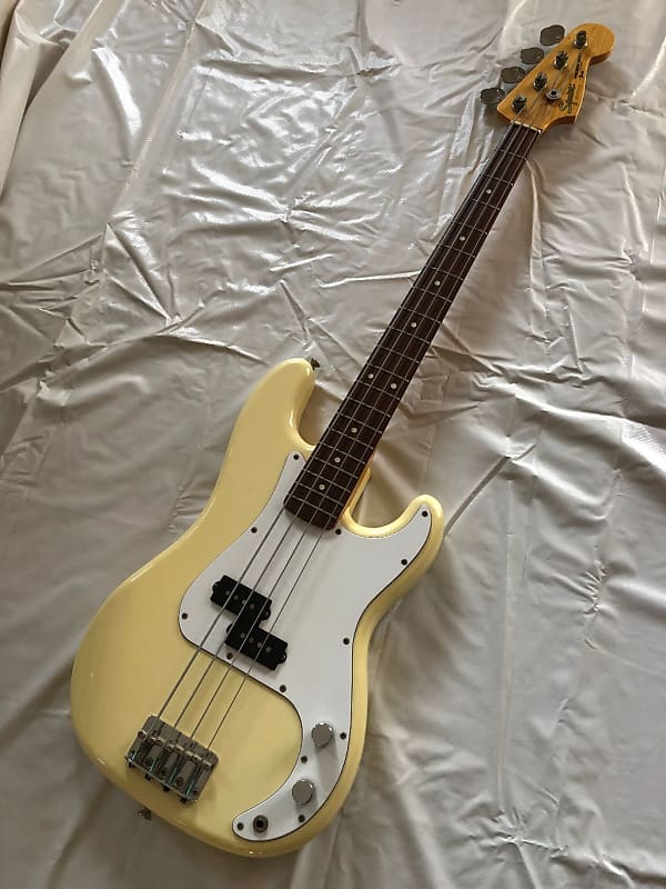 1987 Fender Squier Precision Bass 32" Medium Scale PBM Made | Reverb