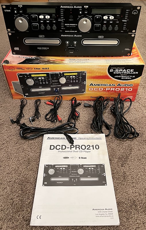 American Audio DCD-PRO210 Professional Dual CD Player - DJ | Reverb