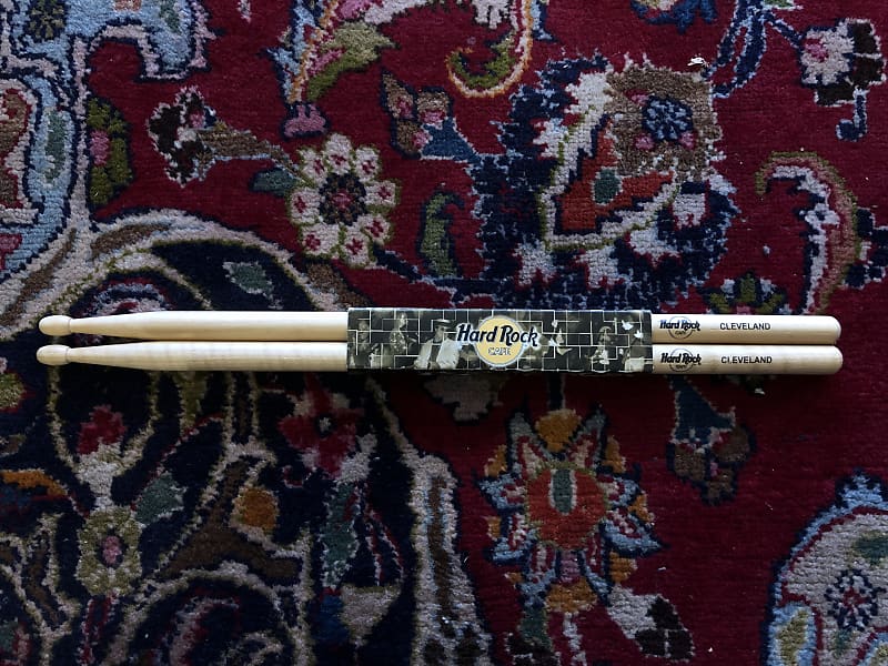 Hard Rock Cafe Drum Sticks (Cleveland) | Reverb