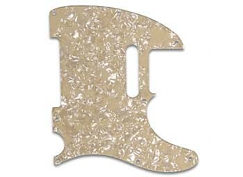 Replacement Pickguard for Fender Telecaster® - Cream Pearl | Reverb