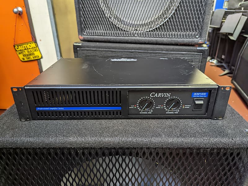 Carvin DCM 1000 Stereo Power Amplifier - Works 100% - No | Reverb