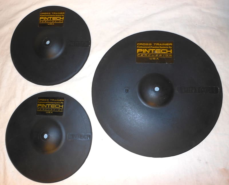 Pintech Hard Plastic Cross-Trainer Cymbals 10" hi-hats & 14" | Reverb