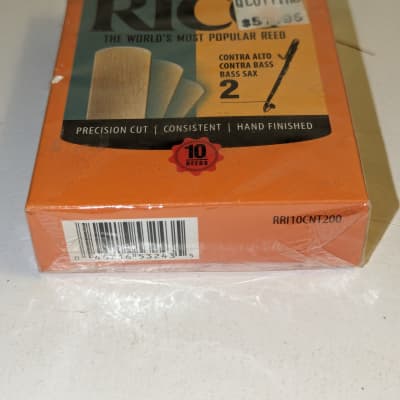 Rico Orange Box Contra Alto / Contra Bass Clarinet Reeds - | Reverb