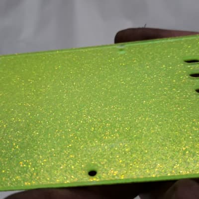 Lefty Left Handed Iridescent Yellow Glitter Tremolo Trem | Reverb