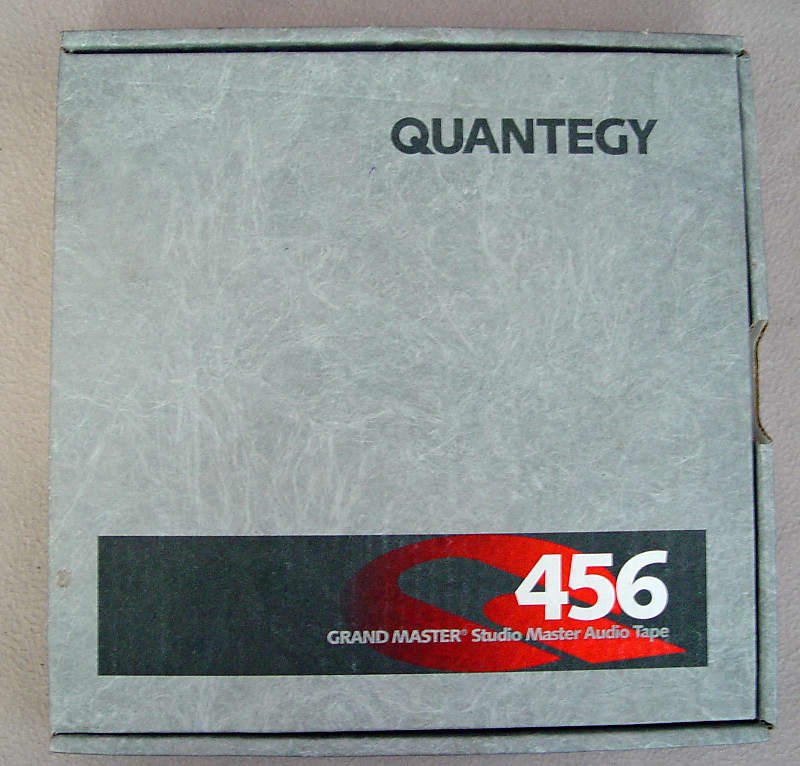 Ampex Quantegy 456 1" Master Reel Tape 2000 NOS still SEALED | Reverb