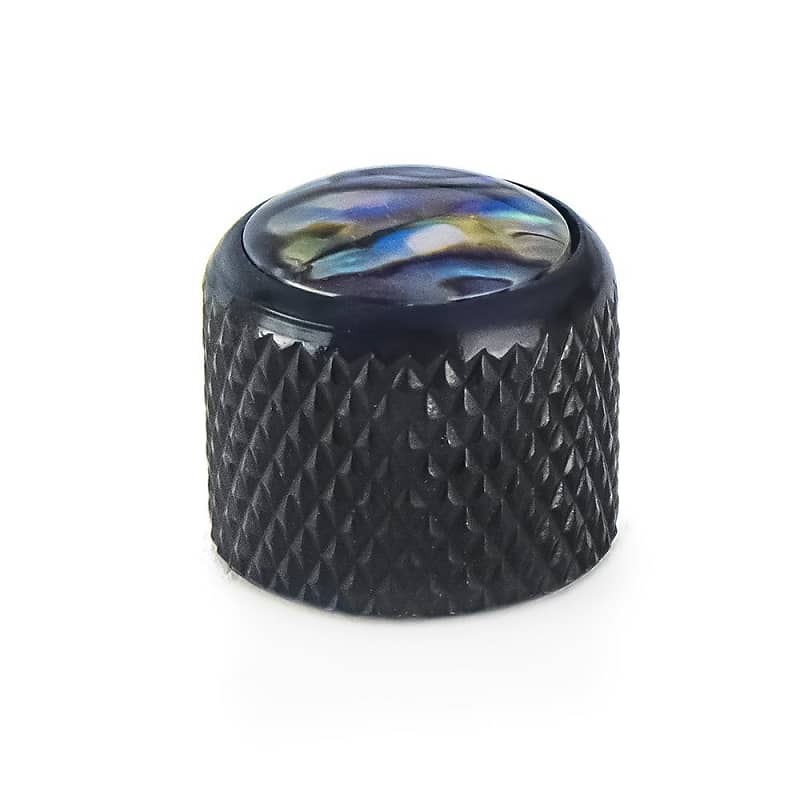 Push-fit Metal Control Knob, Abalone Inlay NP041 | Reverb