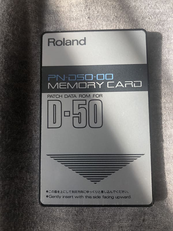 Roland D-50 Memory Card | Reverb