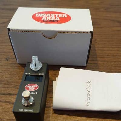 Disaster Area Designs Micro Clock 2021 Black | Reverb