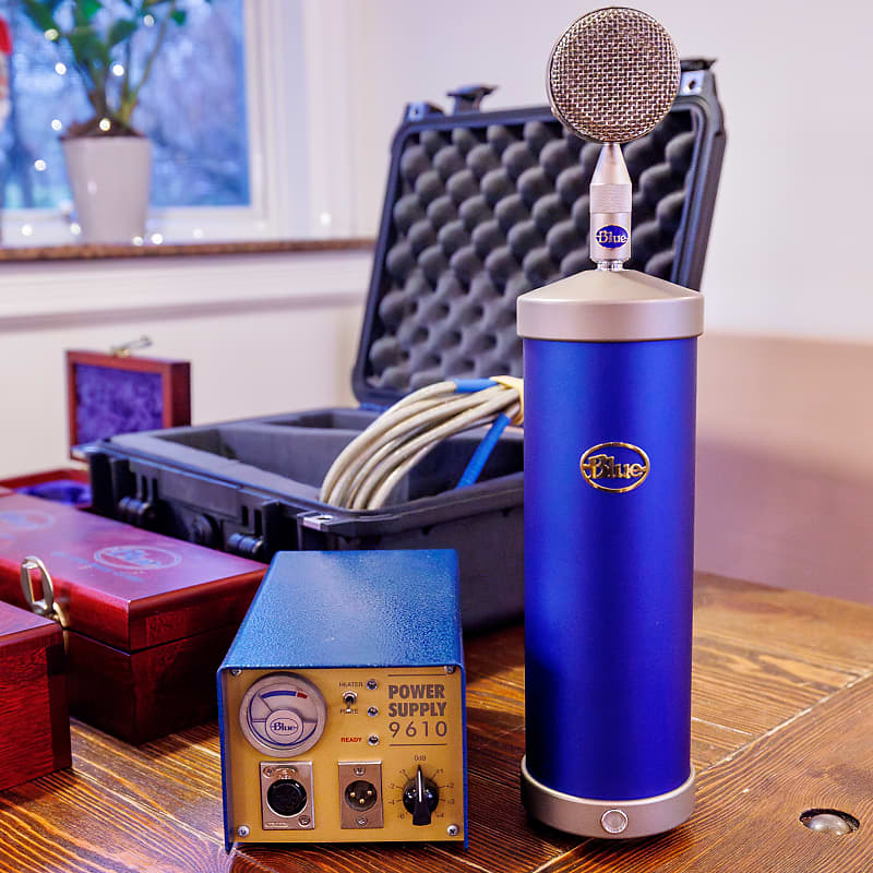 Blue Bottle Tube Mic with 7 Capsules (6 Blue + 1 custom) | Reverb