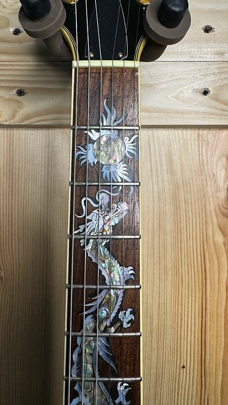 Jay Turser JT200 Dragon Serpent Inlay Tobacco Burst | Reverb