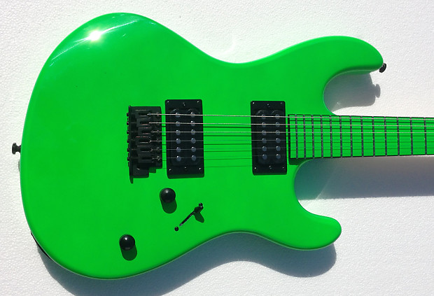 Dean Custom Zone 2 HB Florescent Green | Reverb