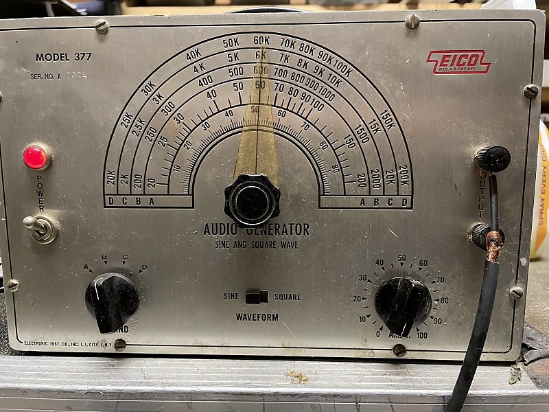 Eico Model 377 Audio Generator | Reverb