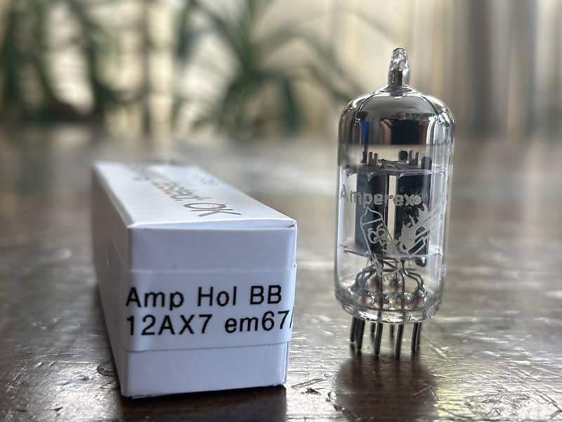 vintage Amperex Holland Bugle Boy ECC83 12AX7, preamp tube, | Reverb
