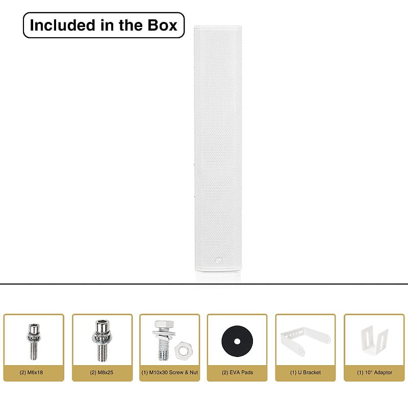 CARPO-K12WPW | High-Power Powered Wall-Mount Column Line | Reverb
