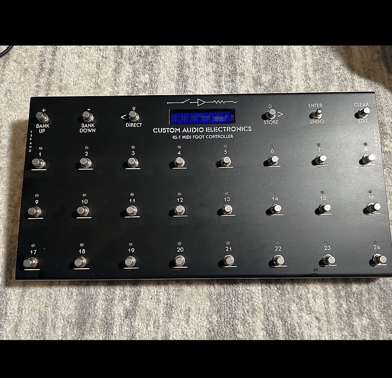 Custom Audio Electronics Rst 24 midi foot controller Mid | Reverb