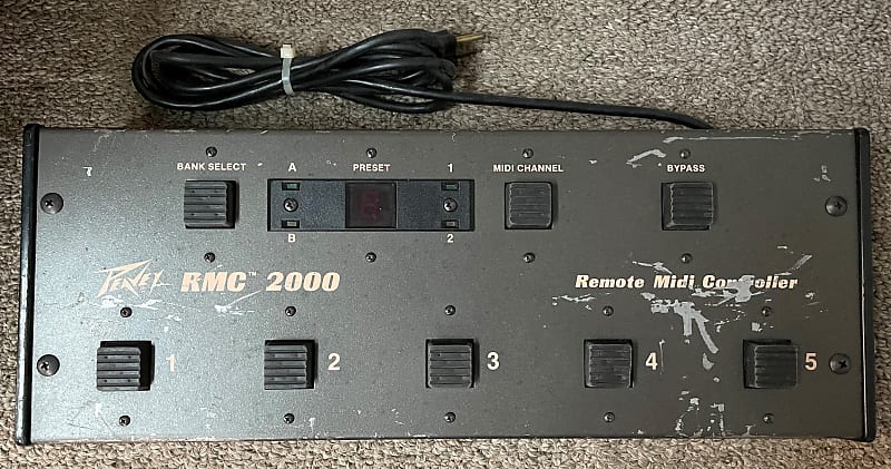 Peavey RMC 2000 MIDI foot controller - Gray | Reverb