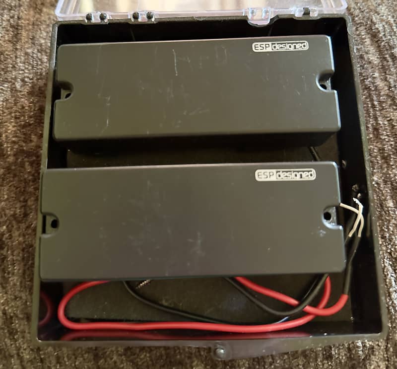 ESP LTD SB-5N/SB-5B Passive 2022 - Black Satin | Reverb